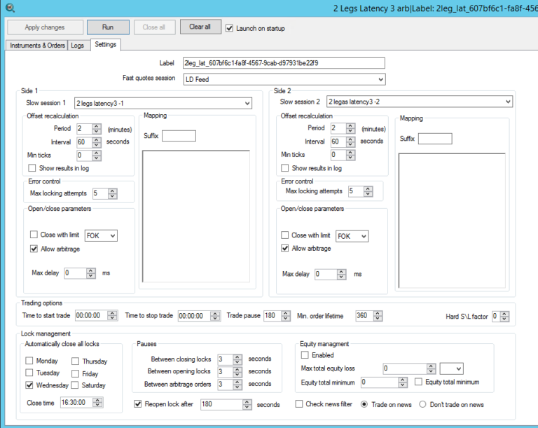 2 Legs Latency 3 arbitrage bot – HFT Arbitrage Platfrom -Arbitrage ...